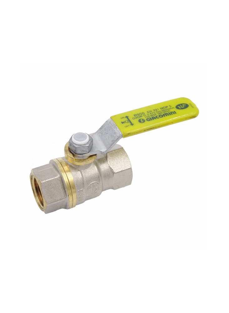 Vanne gaz 1/4 de tour pour gaz naturel - Thermic & Co