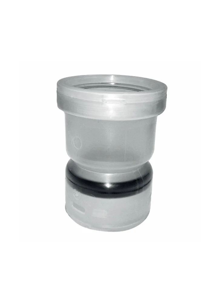 Raccord haut D60mm flexible femelle à rigide mâle PPTL - Thermic & Co